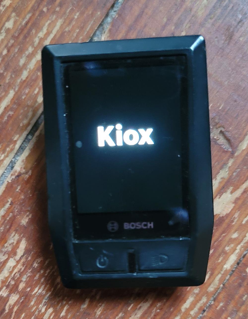 Bosch Kiox 330 display