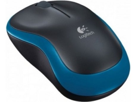 MIŠ BEŽIČNI M185 1000DPI OPTIČKI LOGITECH PLAVI