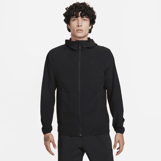UNLIMITED WATER-REPELLENT HOODED VERSATILE JACKET 'BLACK'