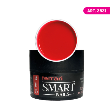 SMART builder gel RED FERRARI 15ml art.3531