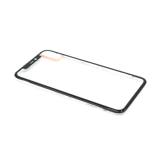 Staklo touchscreen-a - iPhone 11 + okvir crni (MS)