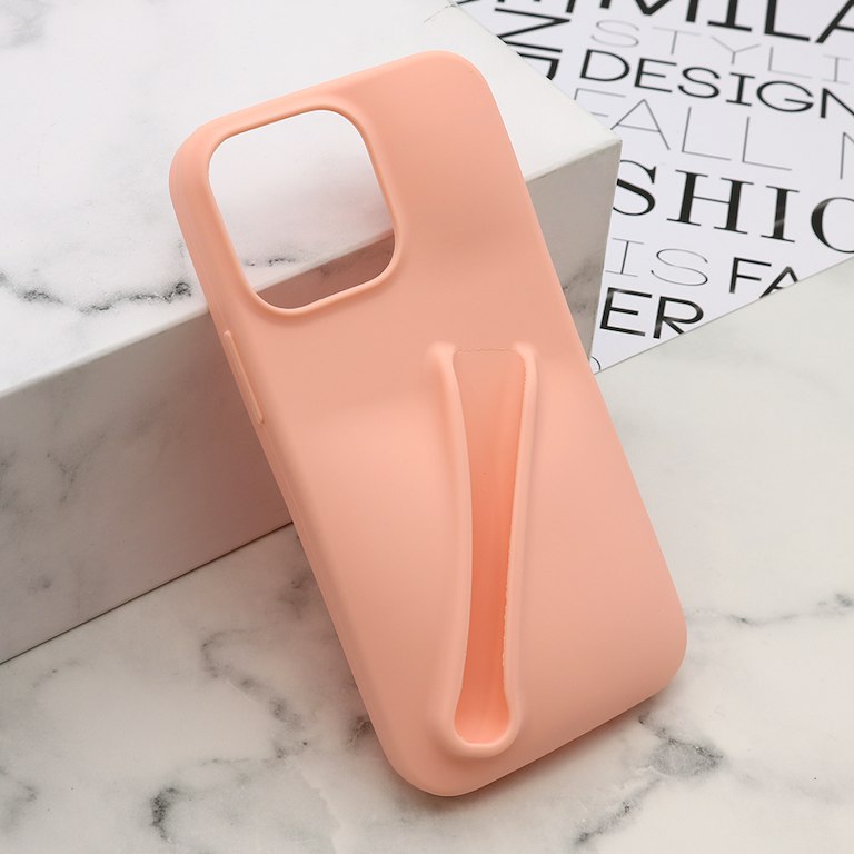 Zastitna maska (futrola) LIPSTICK - iPhone 15 Pro Max (6.7) roze (MS)