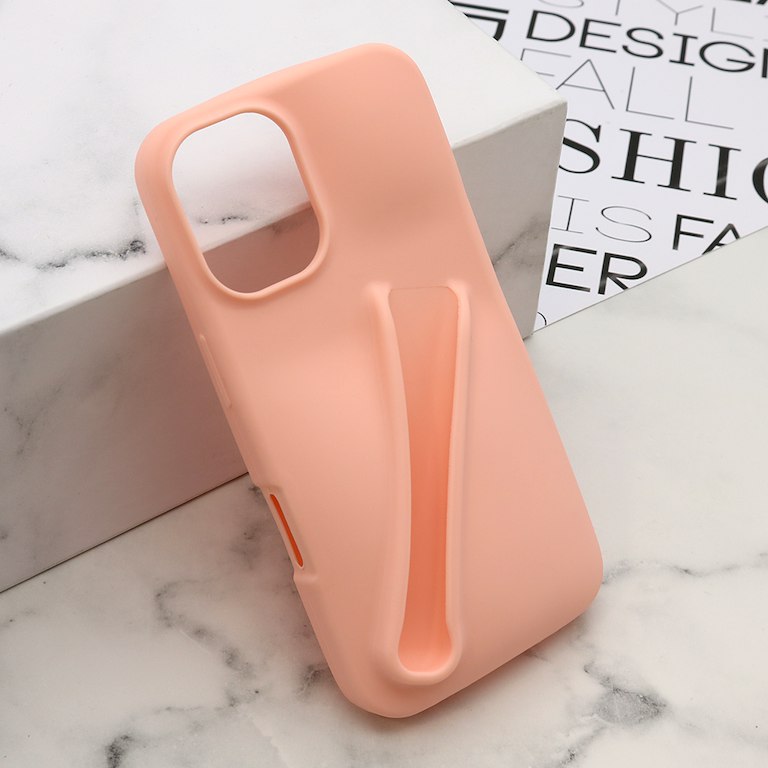 Zastitna maska (futrola) LIPSTICK - iPhone 16 (6.1) roze (MS)