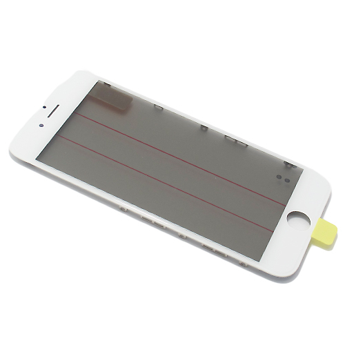 Staklo touchscreen-a - Iphone 6G sa frejmom + oca i polaroid beli (white) ORG (MS)