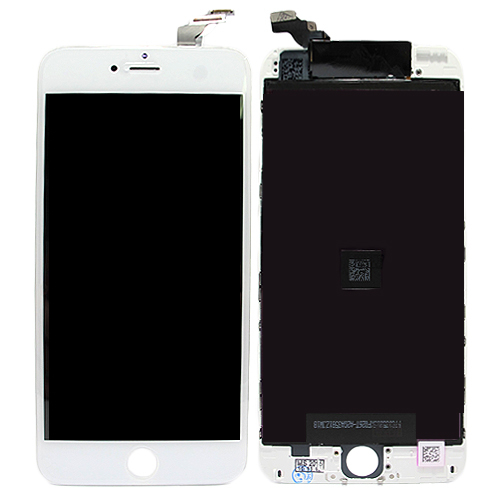LCD displej (ekran) - Iphone 6 Plus + Touch screen beli (white) high copy (MS)