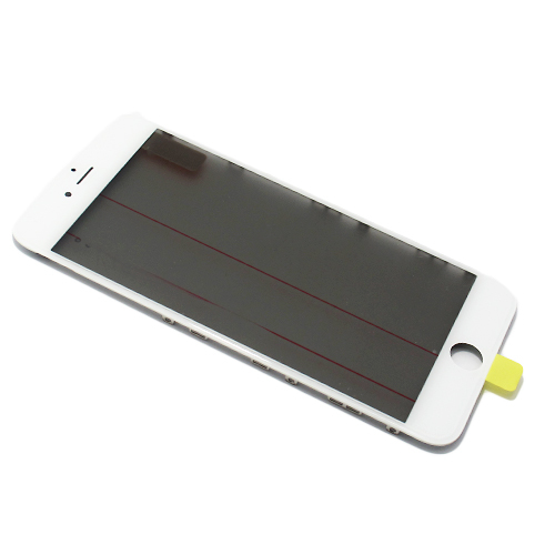 Staklo touchscreen-a - Iphone 6 Plus sa frejmom + oca i polaroid beli (white) ORG (MS)