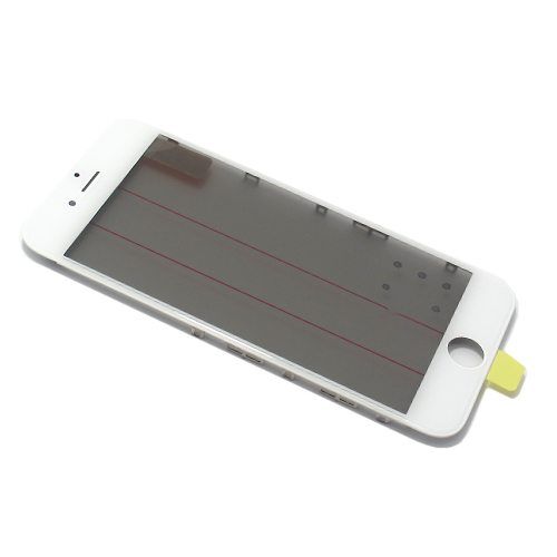 Staklo touchscreen-a - Iphone 6S sa frejmom + oca i polaroid beli (white) ORG (MS)