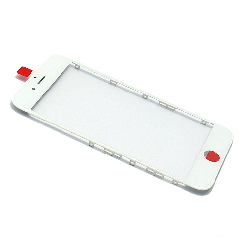 Staklo touchscreen-a - Iphone 6S sa frejmom beli (white) (MS)