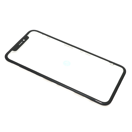 Staklo touchscreen-a - Iphone XR+ okvir crni (MS)