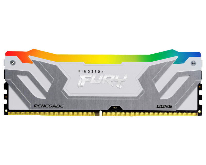 KINGSTON - CUDIMM DDR5 24GB 8400MT/s KF584CU40RWA-24 FURY Renegade White RGB XMP