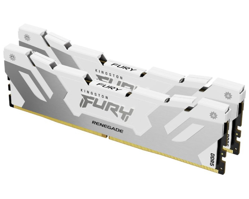 KINGSTON - CUDIMM DDR5 48GB (2x24GB kit) 8400MT/s KF584CU40RWK2-48 FURY Renegade White XMP