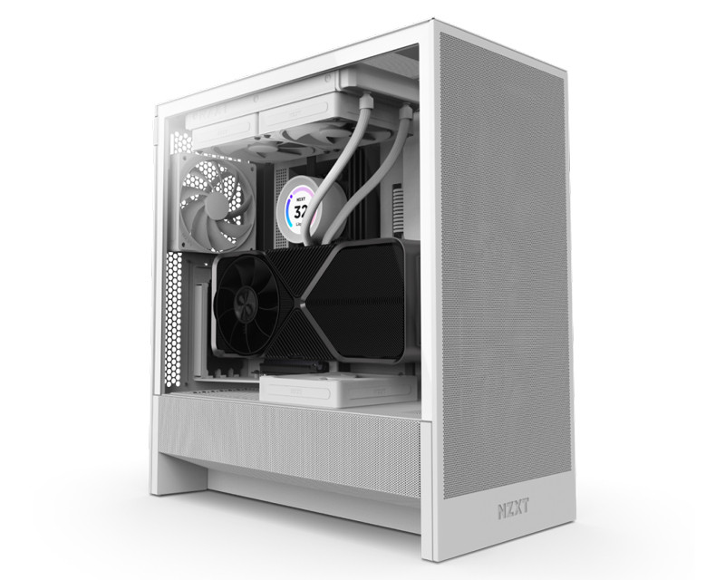 NZXT - H5 Flow Gaming kućište belo (CC-H52FW-01)