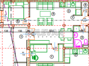 Dvosoban stan, 52.82 m2, Đenerala Kovačevića ID: p-013000