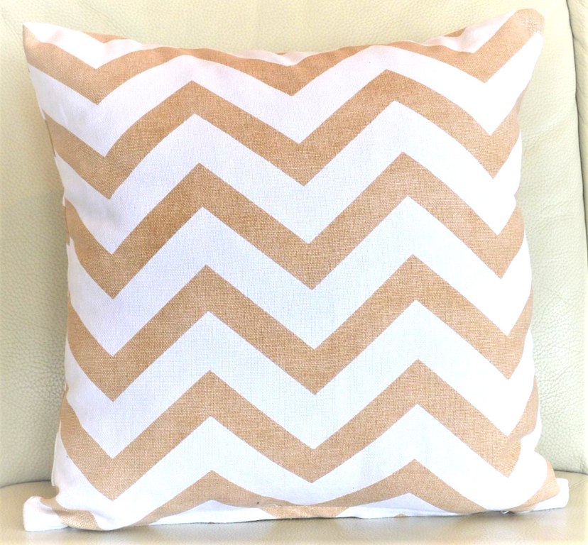 Jastučnica Zig zag beige 40×40