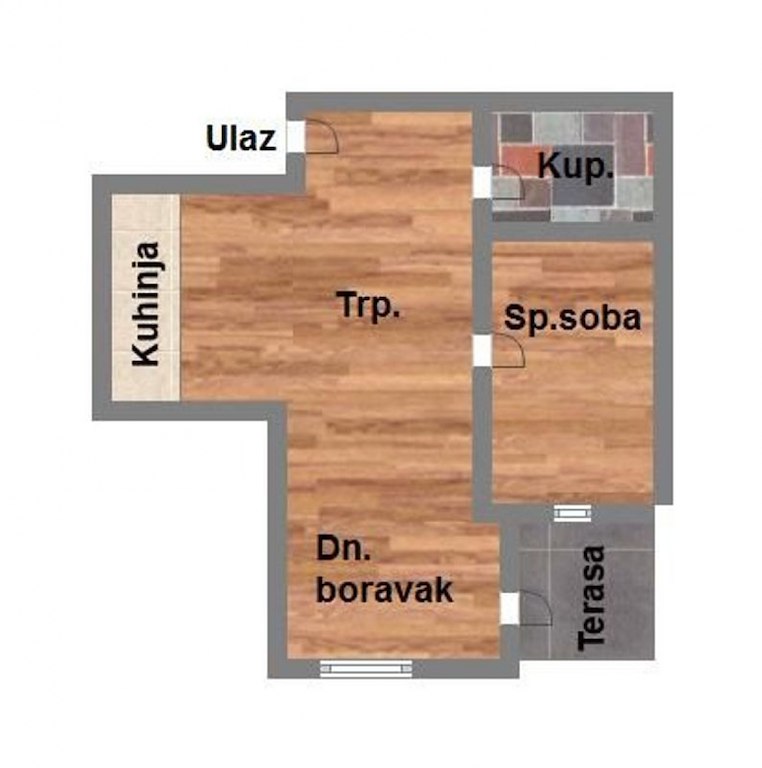 dvosoban stan 40m2 izgradnja