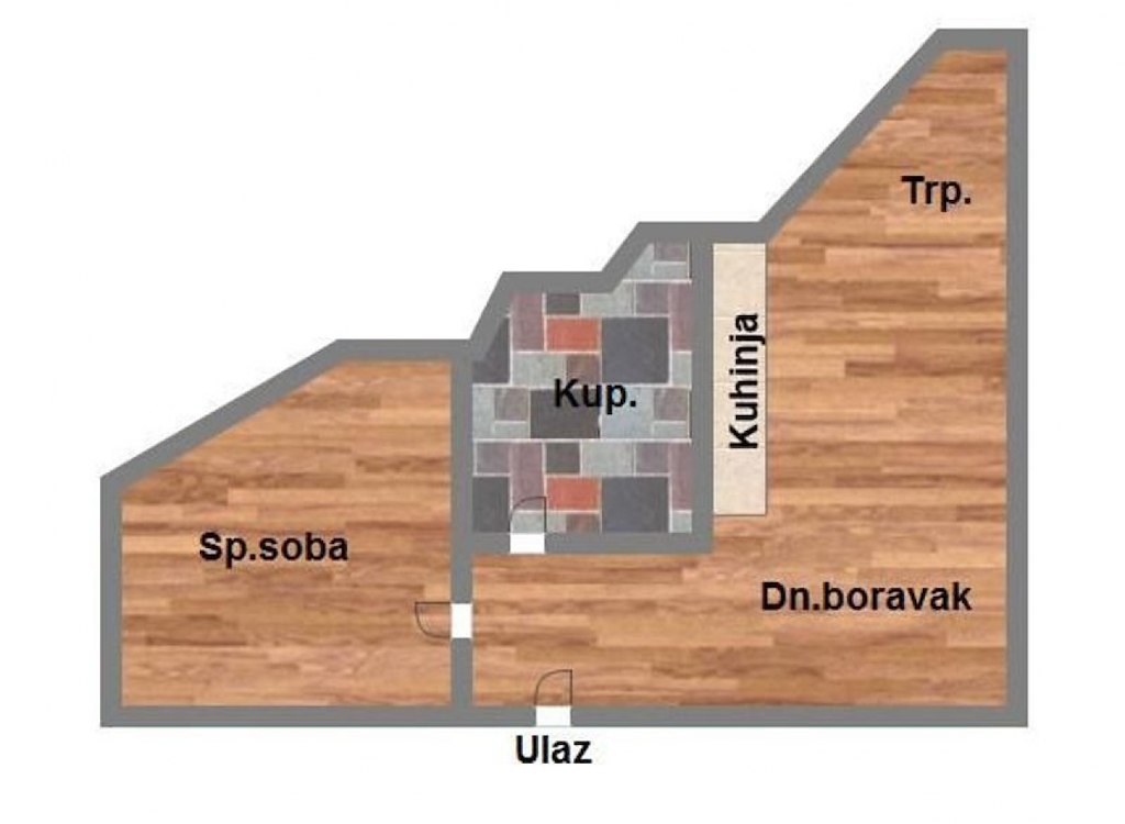 Izgradnja podbara jednoiposoban 39m2