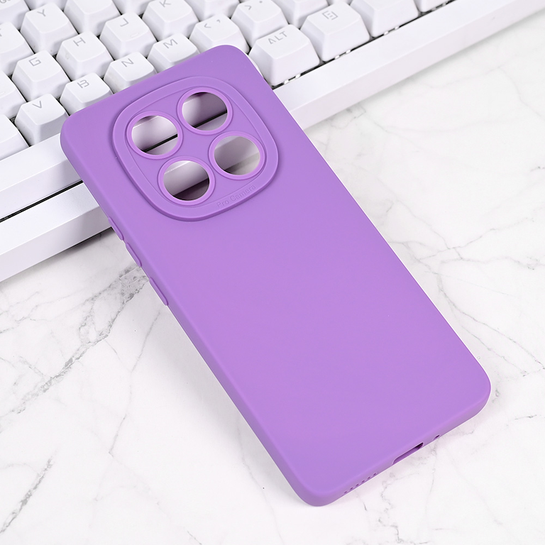 Zastitna maska (futrola) Silikon Pro Camera - Xiaomi Redmi Note 14 Pro 4G ljubicasta
