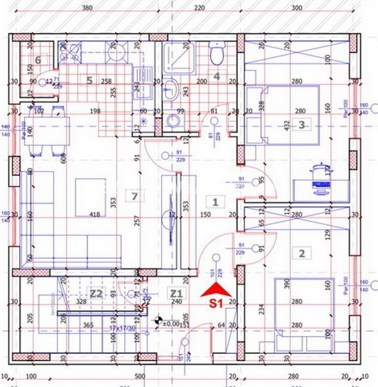 Adice-Lep Trosoban stan 55 m2 u Izgradnji--065/385 8880