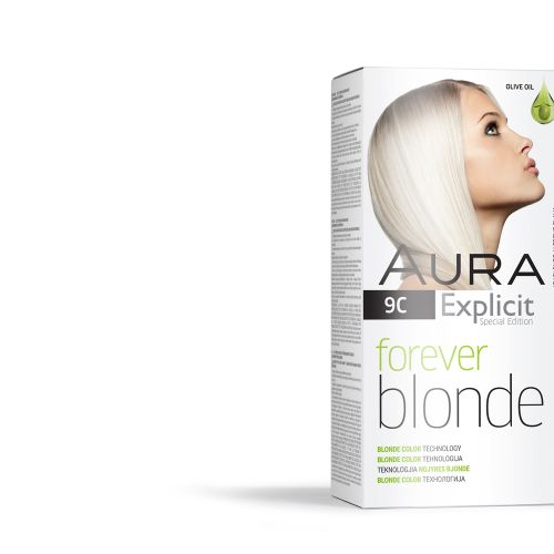 Set za trajno bojenje kose FOREVER BLONDE 9C Icy Blonde