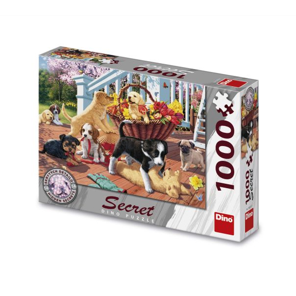 DINO Puzzle Kuce sa skrivenim detaljima 1.000 kom (532557)