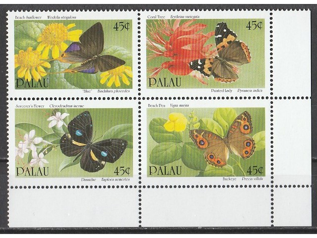 Palau - fauna / blok / 1990