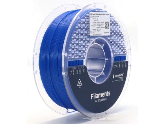 3DP-ABS1.75HY-01-B ABS filament velike brzine za 3D stampac 1.75mm, kotur 1KG BLUE