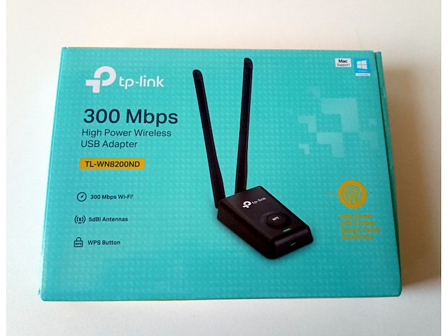 Wireless USB adapter - TP-Link TL-WN8200ND 300mbps 2.4G