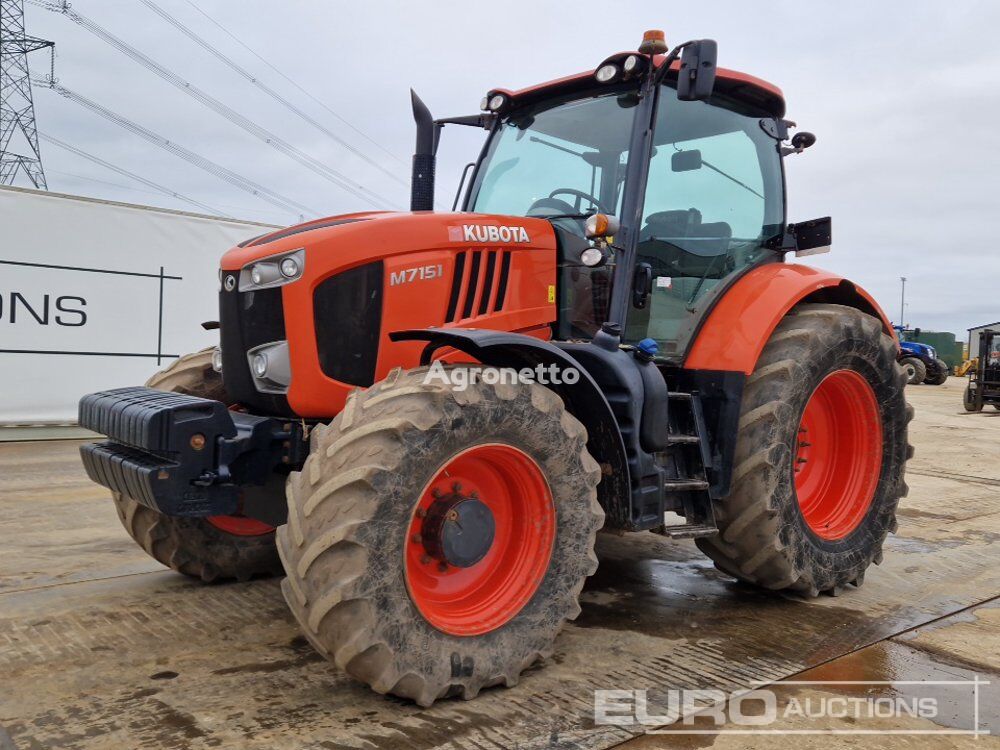 Prodaje se Kubota M7151 traktor točkaš na aukciji