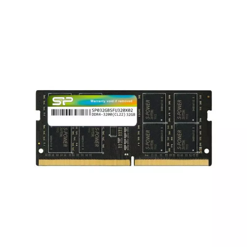 RAM SODIMM DDR4 32GB 3200MHz SiliconPower SP032GBSFU320X02