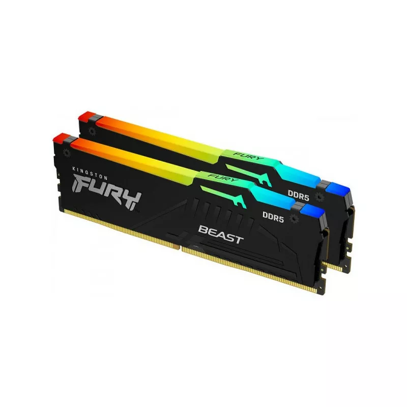 RAM DDR5 32GB (2x16GB) 6000MHz Kingston Fury Black RGB KF560C30BBAK2-32