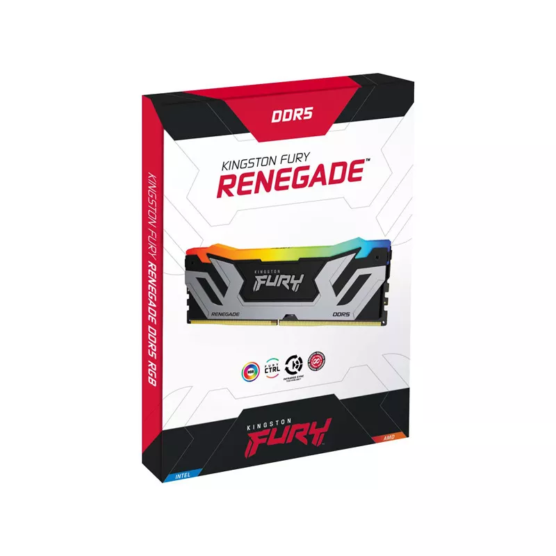 KINGSTON CUDIMM DDR5 48GB (2x24GB kit) 8400MT/s KF584CU40RSAK2-48 FURY Renegade Silver RGB XMP