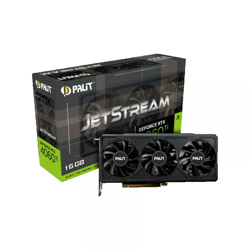 SVGA Palit Geforce RTX4060-Ti JetStream 16GB GDDR6X, NE6406T019T1-1061J