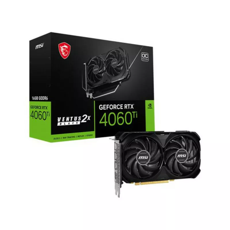 SVGA MSI RTX 4060 Ti 16GB Ventus 2X Black OC GDDR6