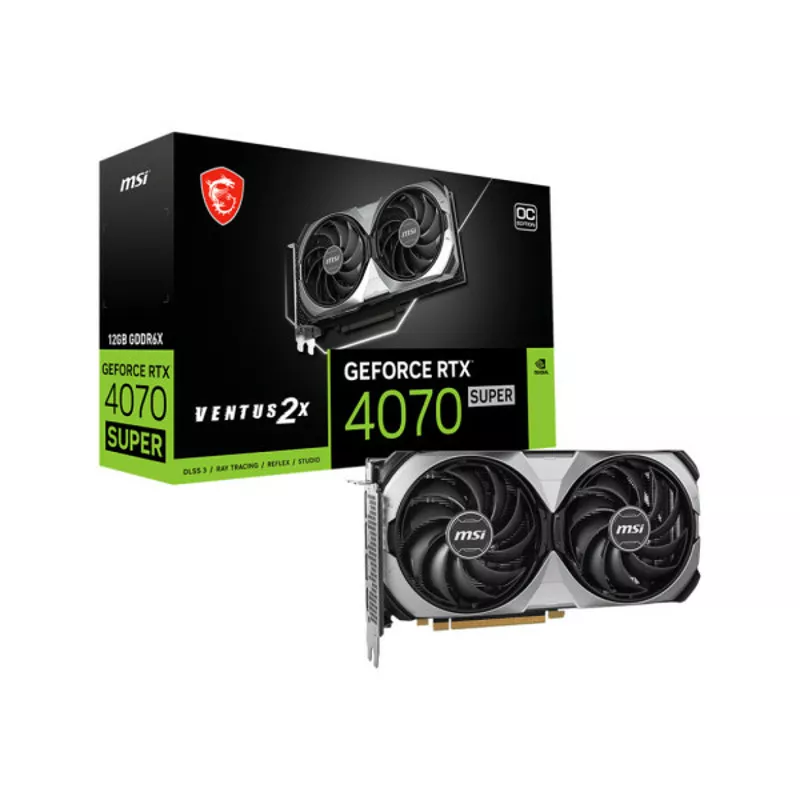 SVGA MSI RTX 4070 Super 12GB Ventus 2X OC GDDR6X