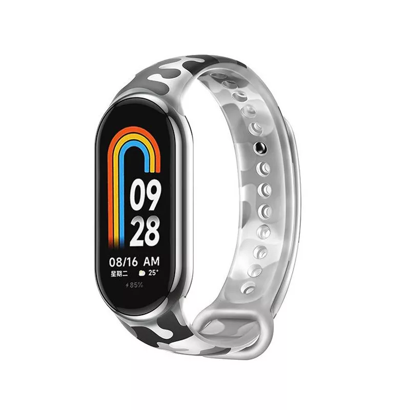 Narukvica za smart watch Xiaomi Mi Band M8/M9 army siva