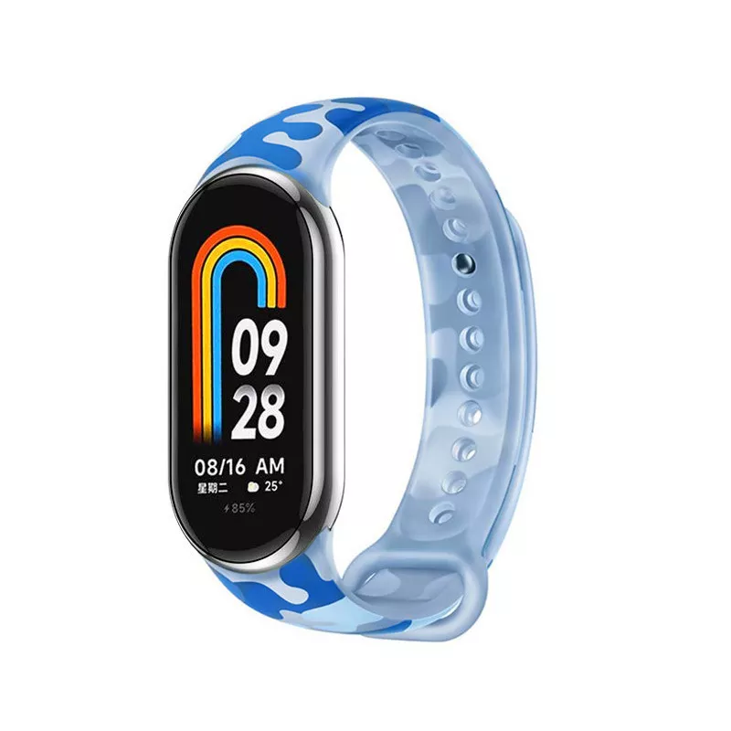 Narukvica za smart watch Xiaomi Mi Band M8/M9 maskirna plava