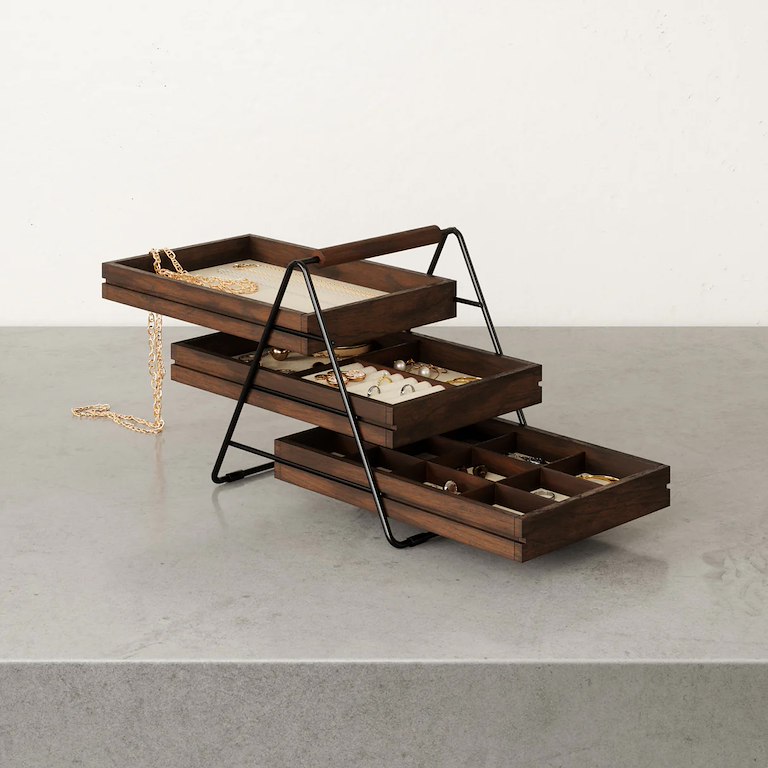 KUTIJA ZA NAKIT – TERRACE 3-TIER jewelry tray