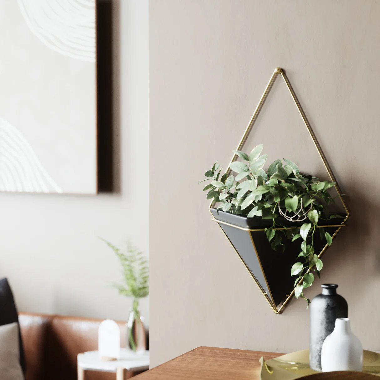 ZIDNA VAZA – TRIGG Wall planter&storage, large