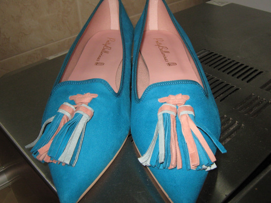 PRETTY BALLERINAS tirkiz roze 40/25,5-NOVO