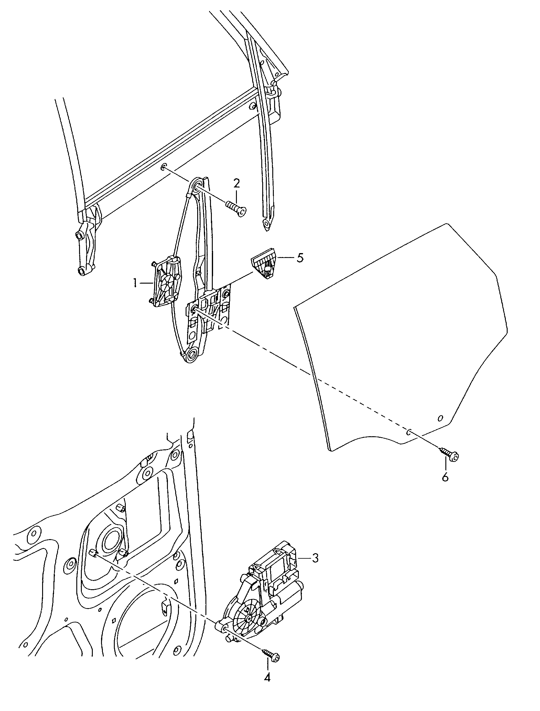 podizač prozora pozadi levo 8P4839461B