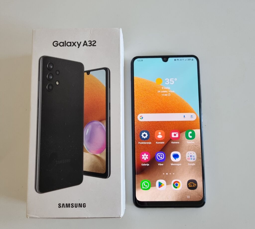 Samsung Galaxy A32, bоја - Crna, Dual SIM, Otisak prsta