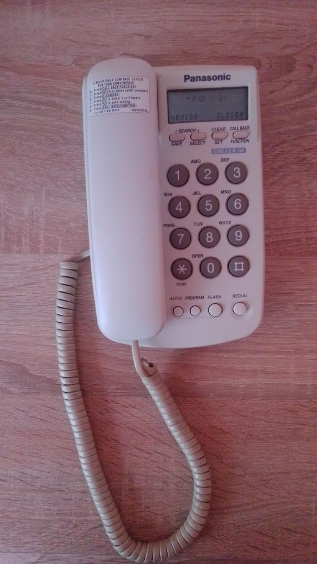 Fixni telefon Panasonic KX-TSC7