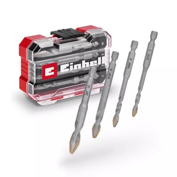 Einhell XS-CASE set burgija za keramiku E6.3-1/4" 4/1 49051404