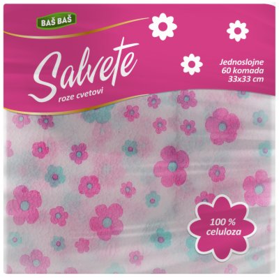 SALVETE 1SL ROZE CVETOVI 33X33 BAŠ BAŠ 60/1
SALVETE 1SL ROZE CVETOVI 33X33 BAŠ BAŠ 60/1