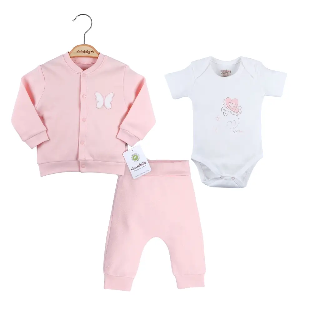 Trodelni set za bebe – Leptir vel.74