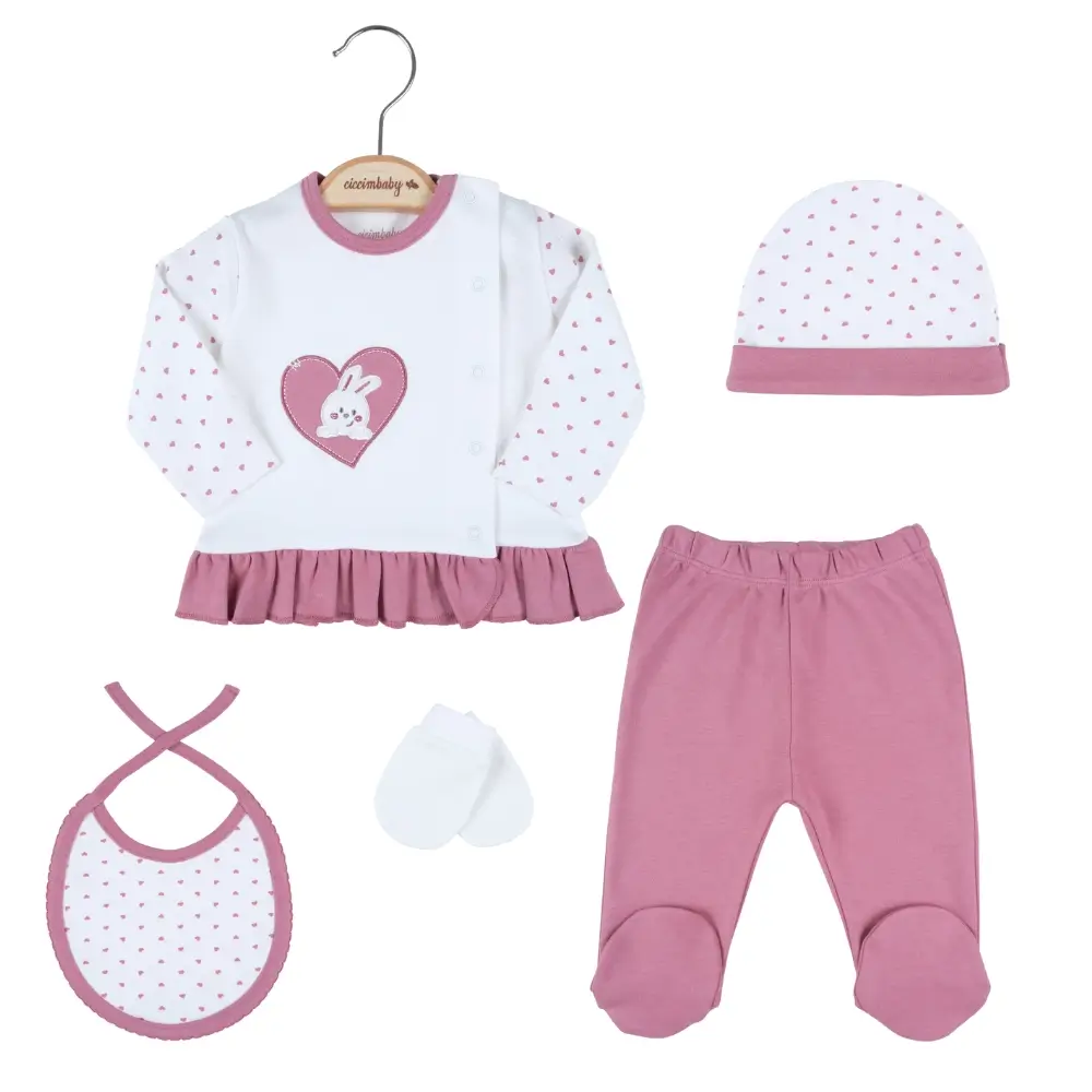 Petodelni set za bebe – Zeka u srcu