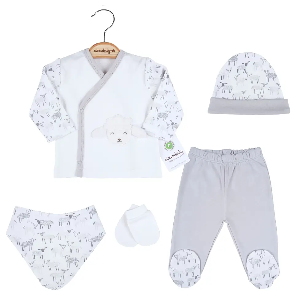 Petodelni set za bebe – Jagnje