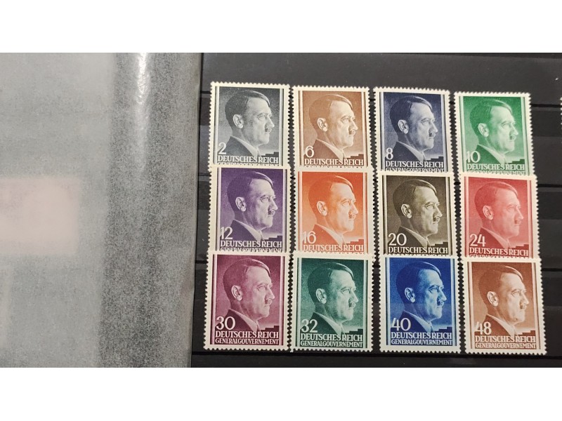 OKUPACIJA POLJSKE WWII 1941 KOMPLET MNH