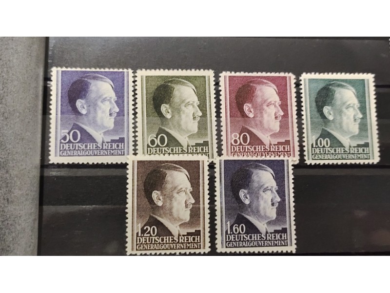 OKUPACIJA POLJSKE WWII 1942 KOMPLET MNH