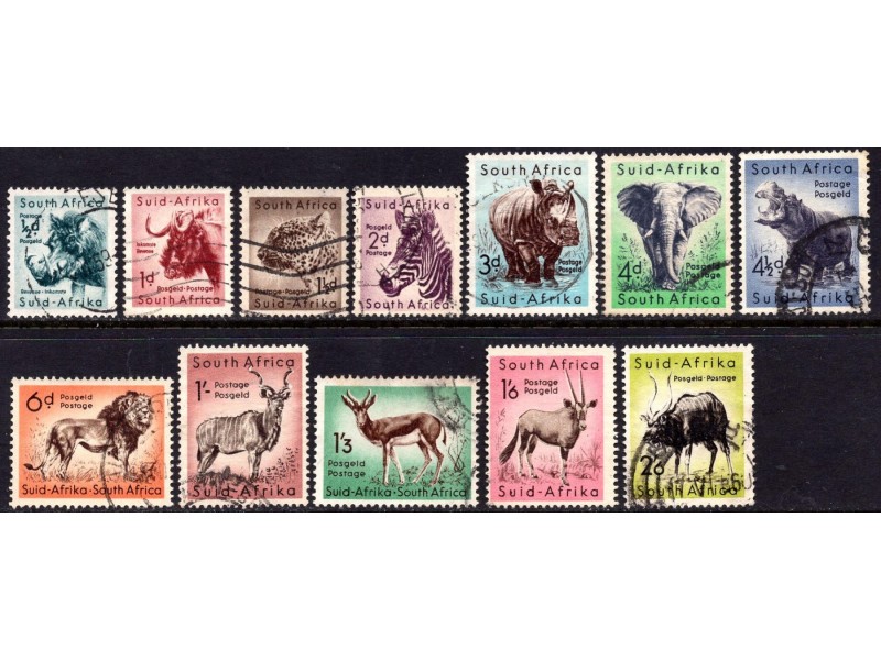 South Africa 1954. Fauna